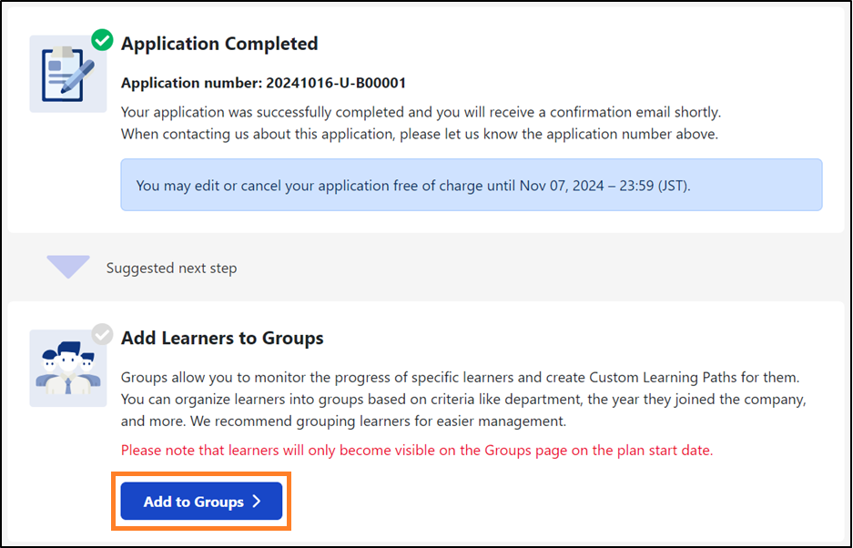 Groups Page – GLOBIS Help Center for Administrators