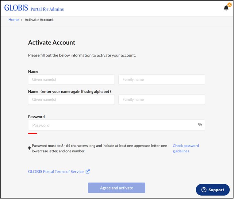 Account Registration and Activation (GLOBIS Portal for Admins) – GLOBIS ...
